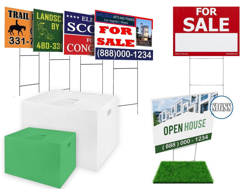 4mm Corrugated Plastic Sheets 18x24 24x36 24x48 36x36 Many Colors ...