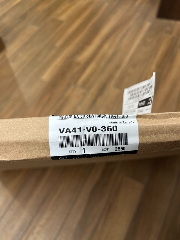 GENUINE MAZDA black rubber cargo tray / liner CX-50 (VA41-V0-360) | eBay