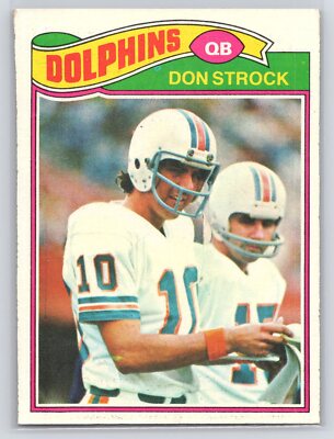1977 Topps #413 Don Strock - Dolphins | eBay