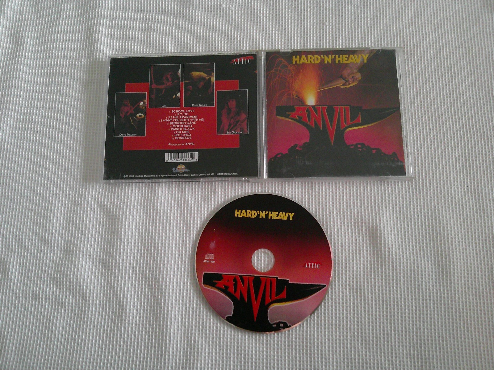 Anvil: Hard 'N' Heavy CD, Heavy Metal, RARE | eBay