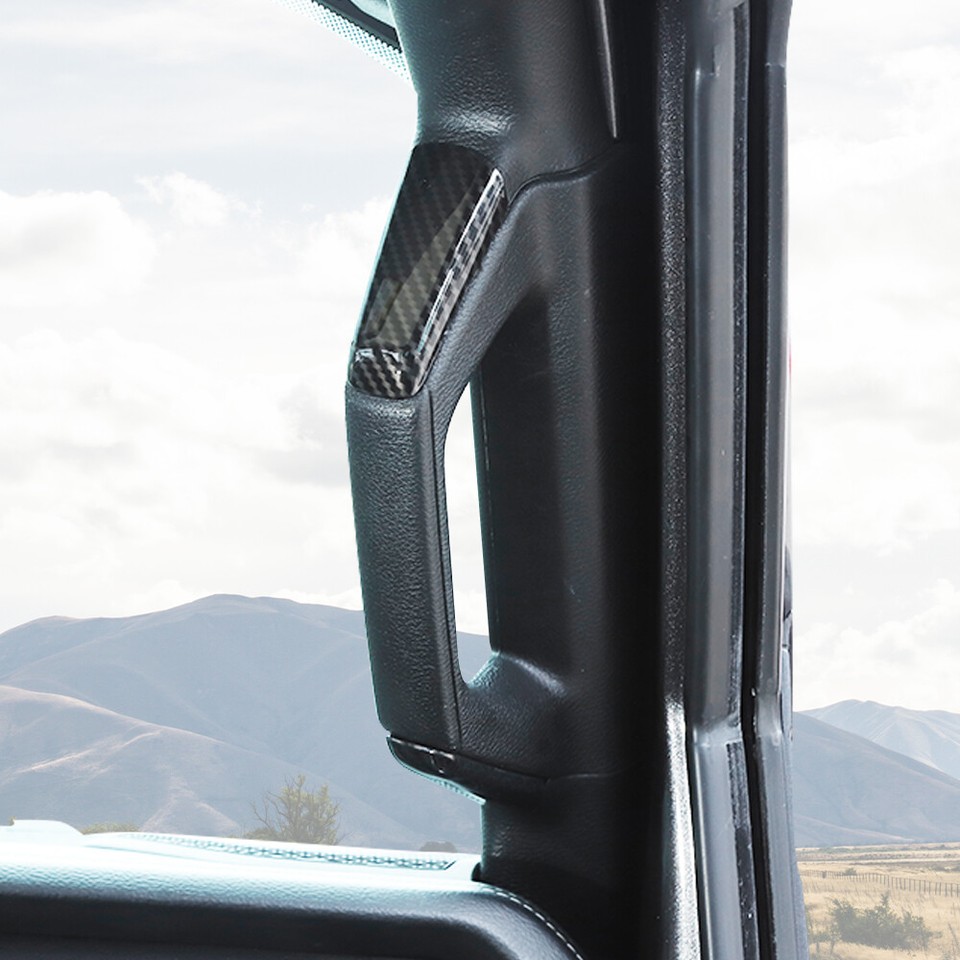Carbon Pillar Handle Decor Accessories Cover Trim For 2018+ Jeep ...