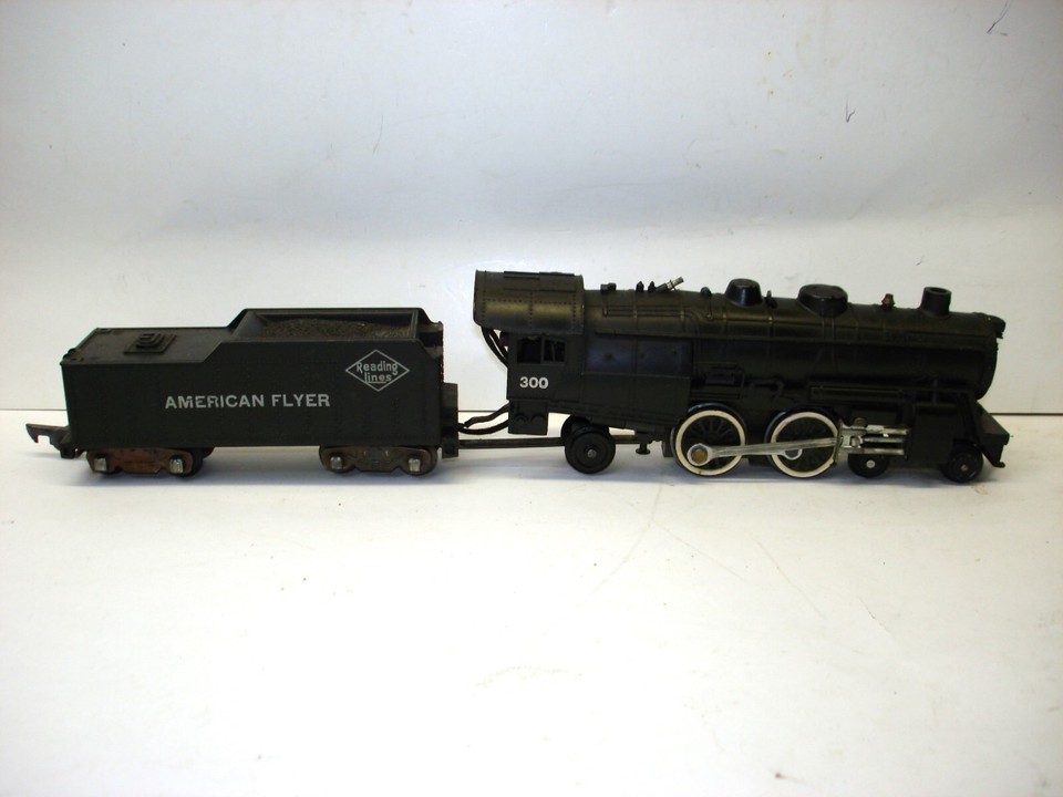300 American Flyer Reading Atlantic Locomotive & Tender [Lot DH9-L133 ...
