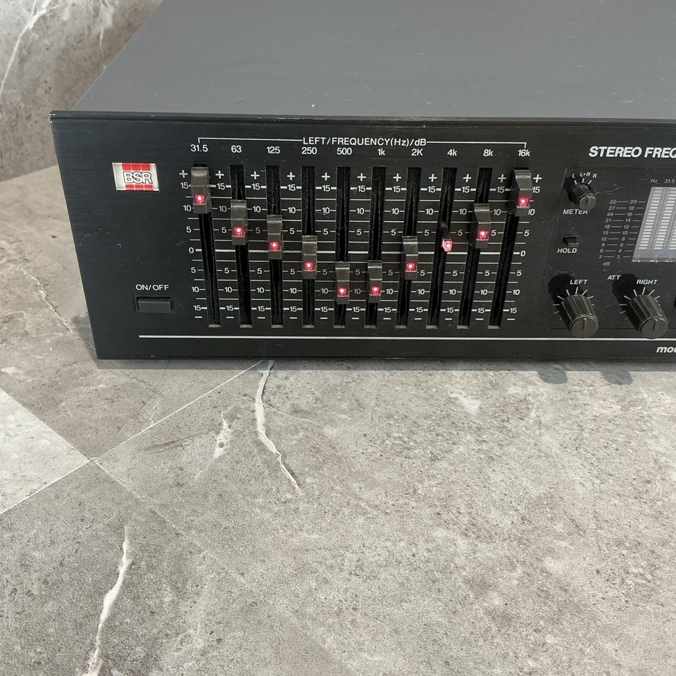 BSR Products Model EQ-3000 Stereo Frequency Equalizer / Spectrum ...