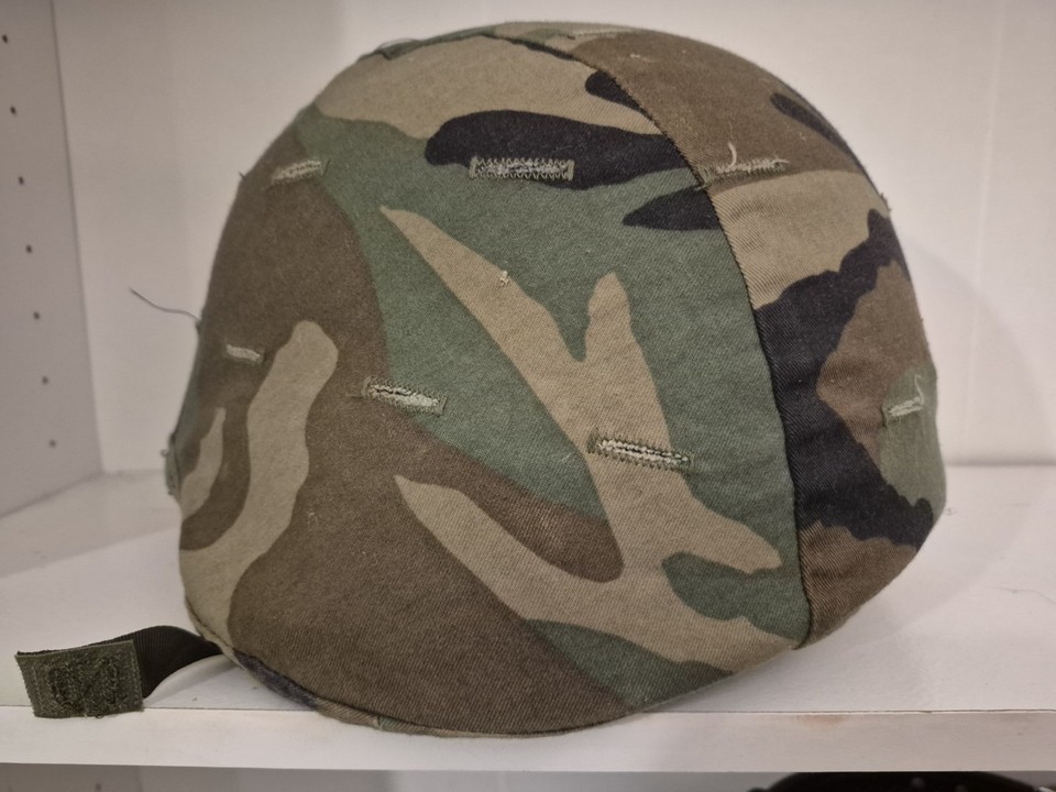Original PASGT M88 made w/ Kevlar Helmet NIJ Level IIIA Woodland Cover ...