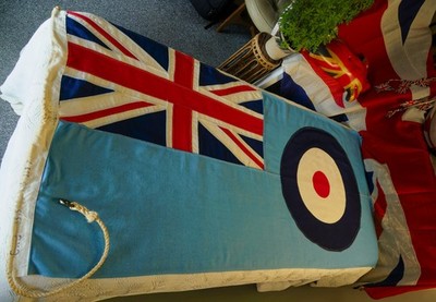 British RAF Vintage Panel Stitched Union Jack Flag Falklands era ...
