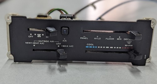 1986 1987 FORD RANGER BRONCO ii AC HEAT CLIMATE TEMPERATURE CONTROL ...