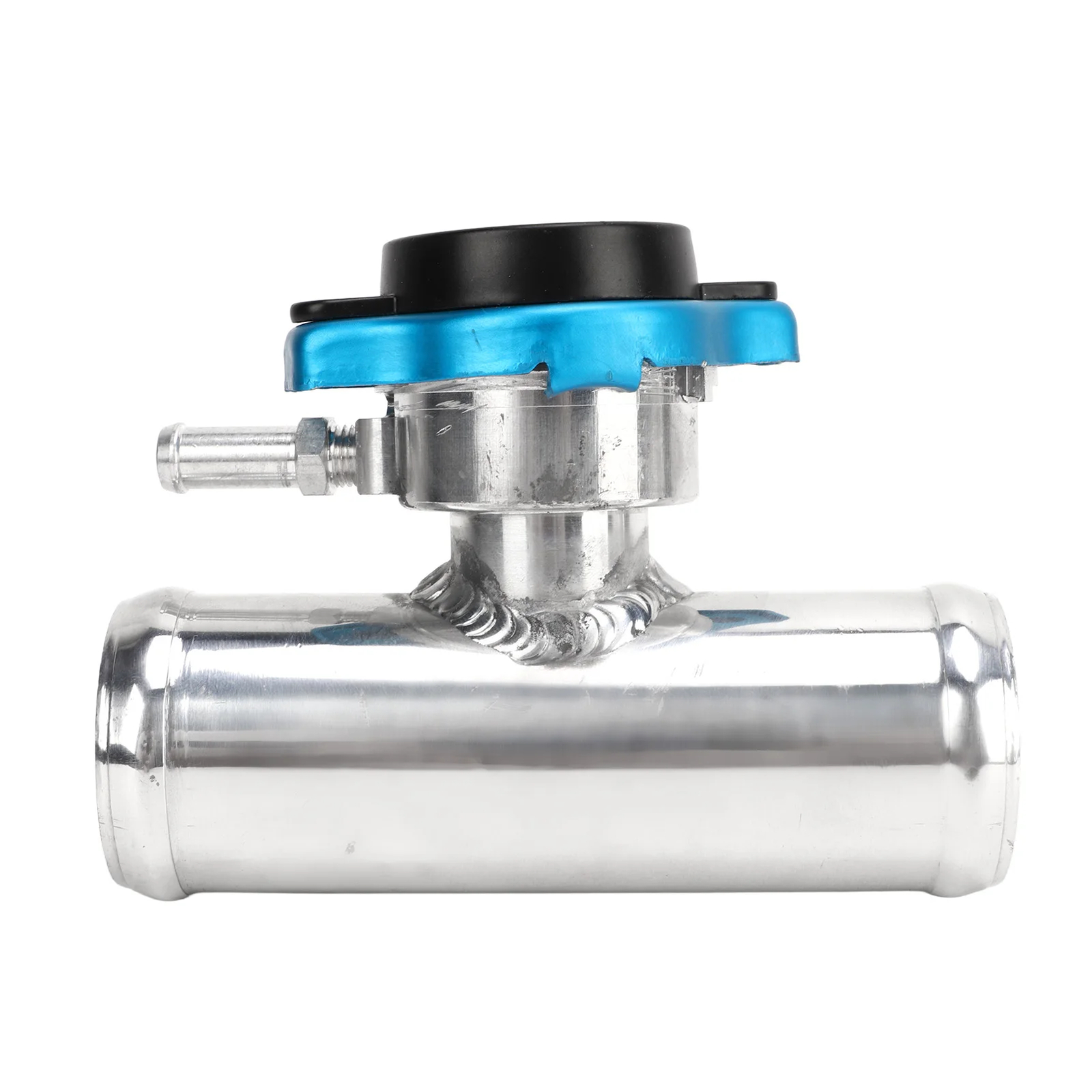 Radiator Inline Filler Neck Coolant Pipe Filler Neck Polished 38mm with ...