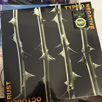 TYPE O NEGATIVE OCTOBER RUST [2 LP GREEN AND BLACK MARBLED VINYL] NEW ...