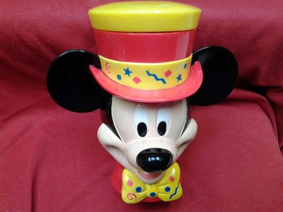 21 Ringmaster Mickey Mouse Plastic Mug Lid Disney Ringling Brothers Red ...
