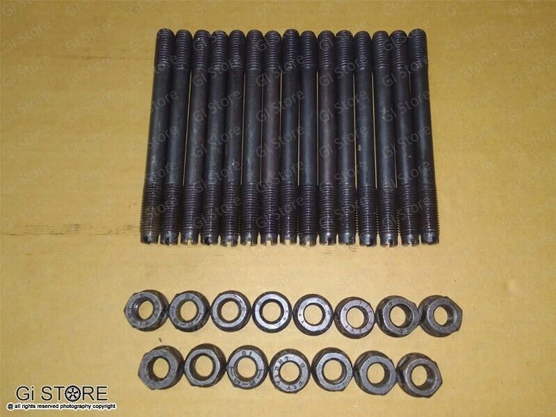 134 L HEAD CYLINDER HEAD STUD & NUT SET FOR WILLYS JEEP MB CJ2A CJ3A M38 1941-63 | eBay
