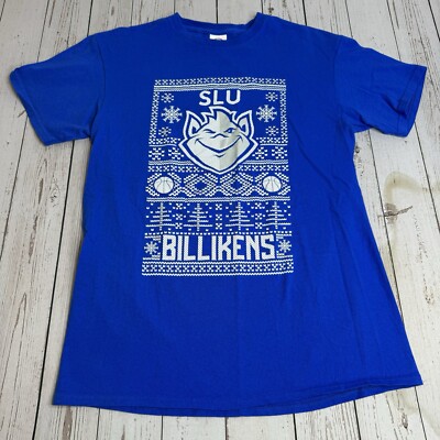 Saint Louis University SLU Billikens Christmas T Shirt Womens Medium ...