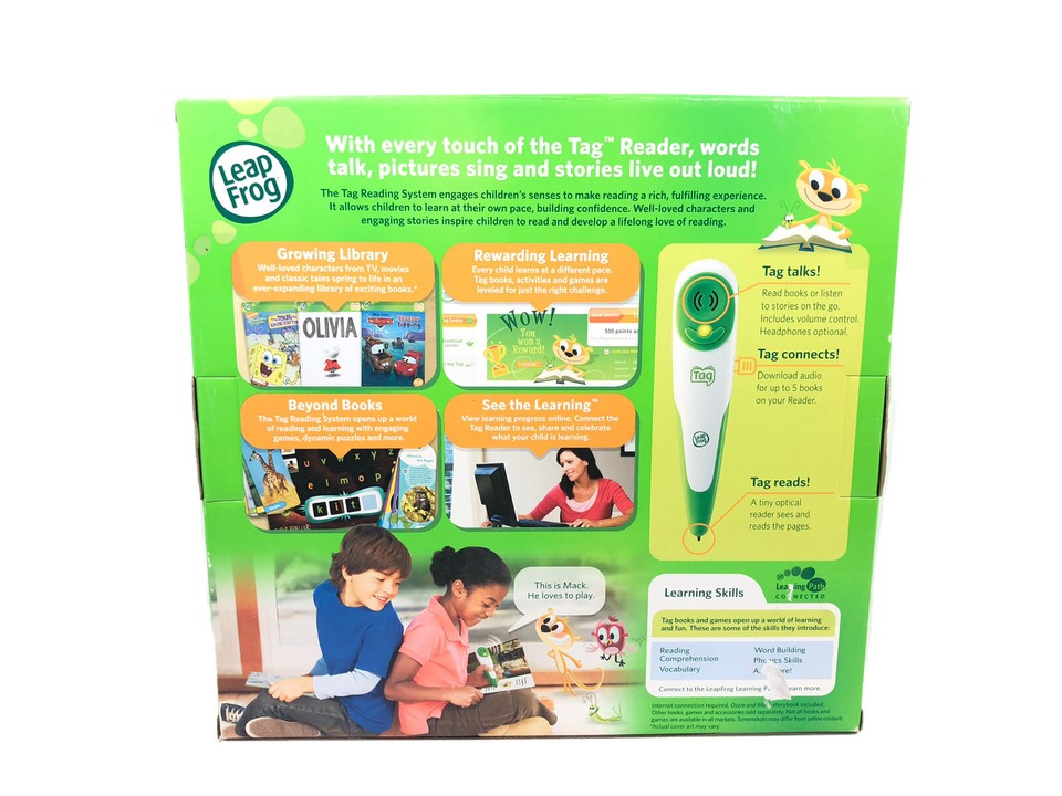 Brand New Sealed Leap Frog TAG Reading System 4-8 Yr 5 Books Pen Case ...