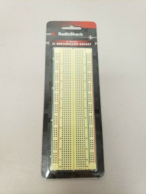 RadioShack 276-002 6 Inch Modular IC Breadboard Socket Ir11 for sale ...
