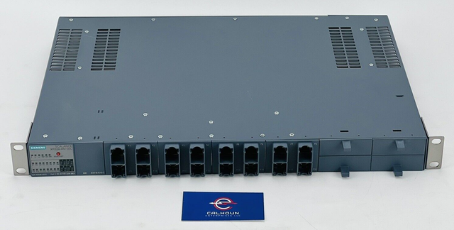 SIEMENS SCALANCE XR324-4M ETHERNET SWITCH 6GK5324-4GG00-4ER2 TAKEOUT M ...