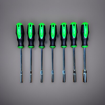 7 Pc Nut Driver Spinner Screwdriver Set Sizes 5,6,7,8,9,10,13mm Ds1046 ...