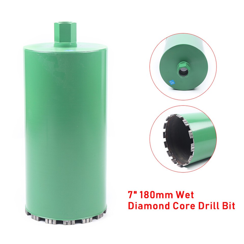 7"Wet Diamond Core Drill Bit For 13.5" Drill Depth Concrete Granite ...