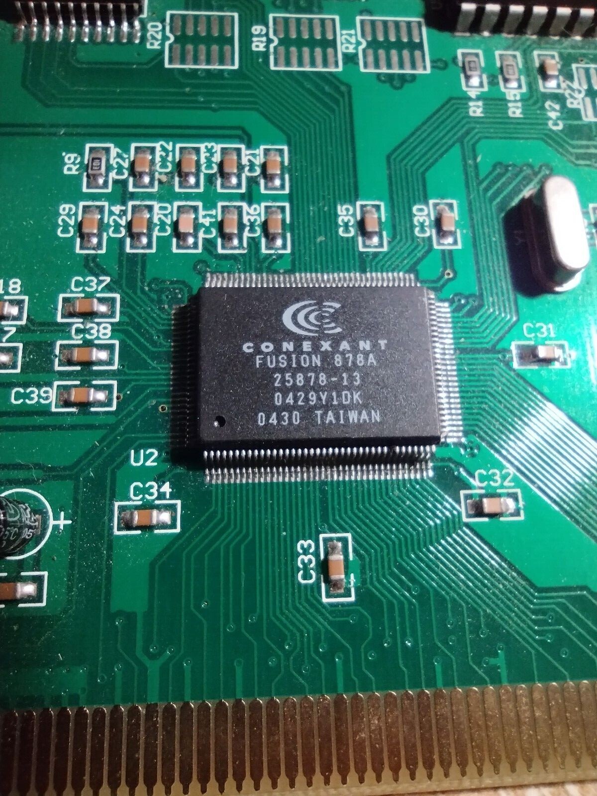 4 Channel Windows PCI DVR Video Capture Card 4Port CCTV CONEXANT FUSION ...