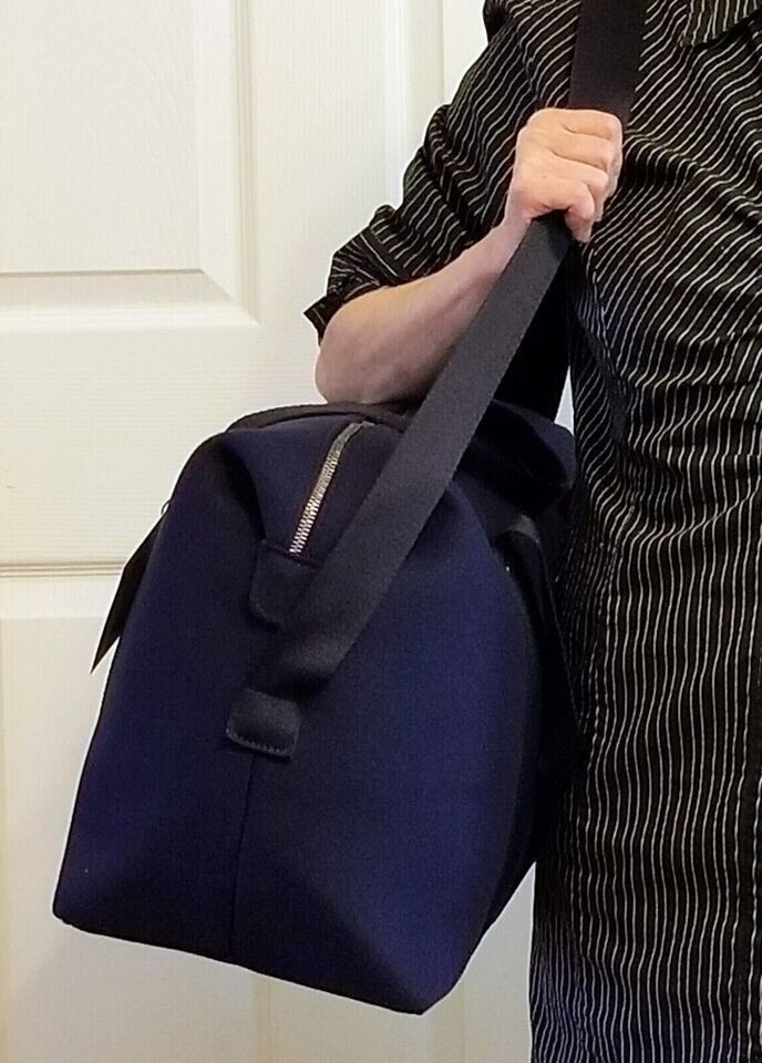 Coach Unisex Expandable Weekender Overnighter Duffle Bag Travel Navy ...