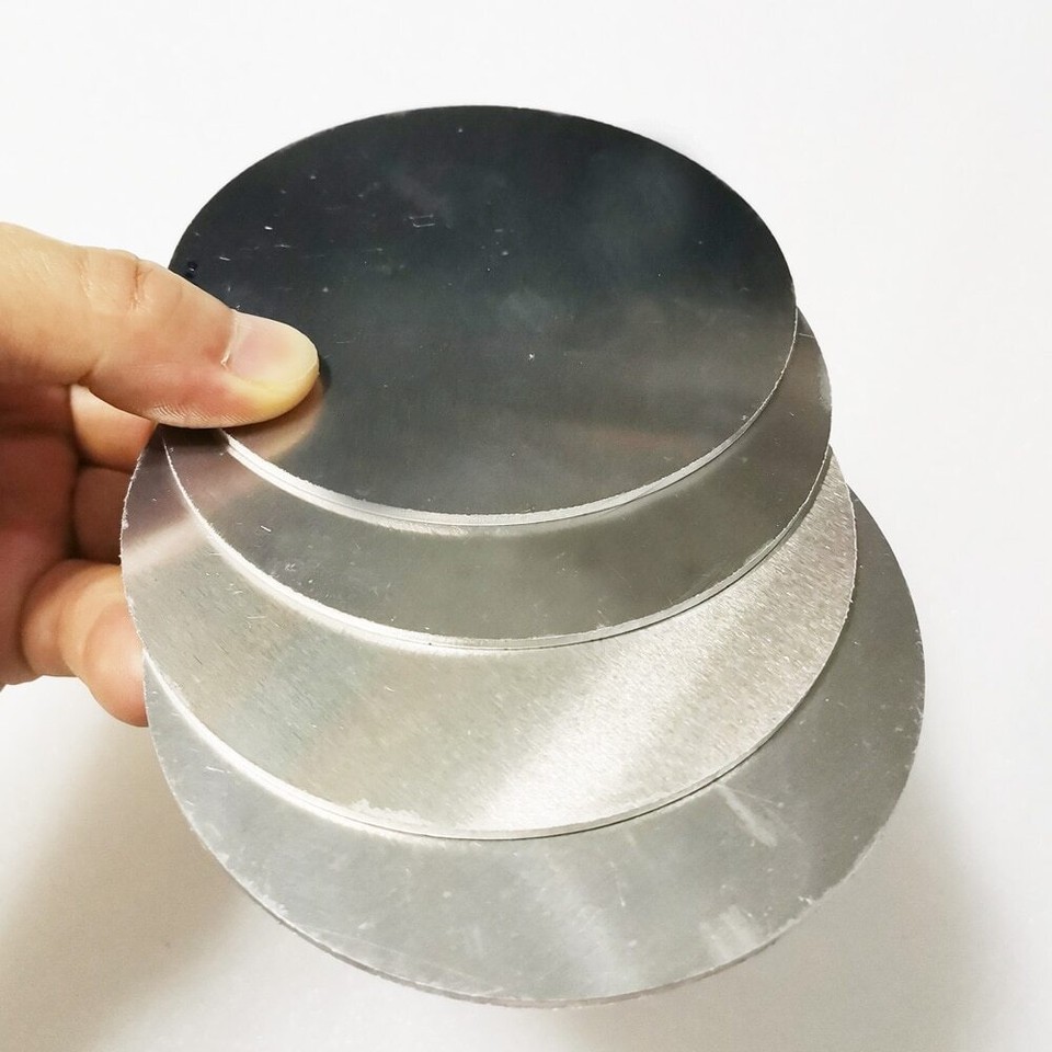 1Pc 1060 Aluminum Circular Sheet Disc Flat Stock Round Plate Disk Dia ...