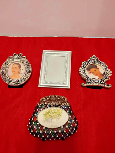 set of 4 antique style portraits different shapes | eBay