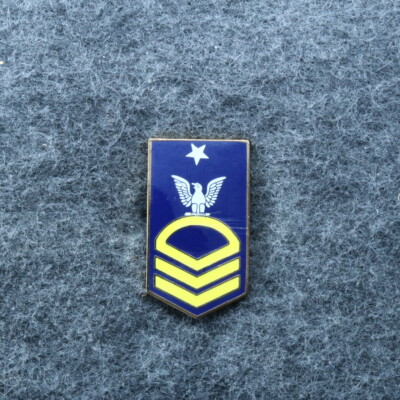 Military Hat Pin: United States Navy E-8 Senior Chief Petty Officer [2 ...