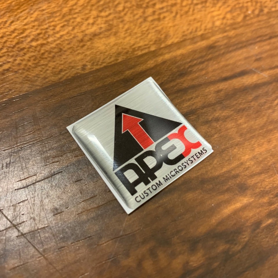 Custom Vintage 386 486 Computer Case Badge Domed Sticker Retro PC APEX ...