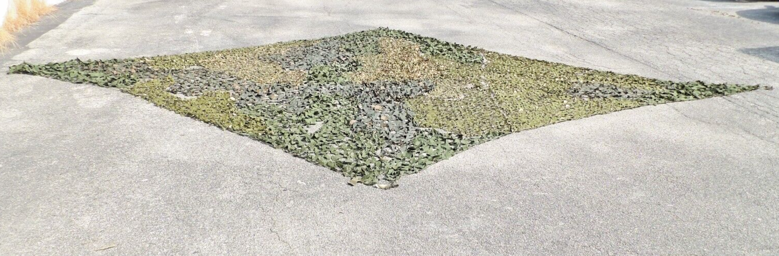 MILITARY CAMO NET CAMOUFLAGE NETTING DIAMOND RADAR SCATTERING 25'X16 ...