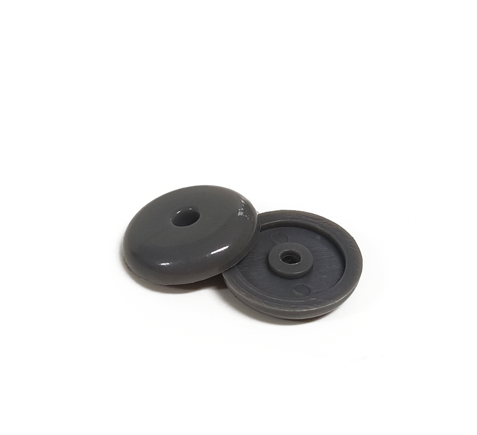Gray Snap-On Seat Belt Buckle Button Stopper Kit Universal Fit Seatbelt ...