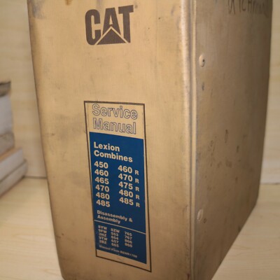 CATERPILLAR LEXION 450 460 465 470 480 485 R COMBINE Repair Shop ...