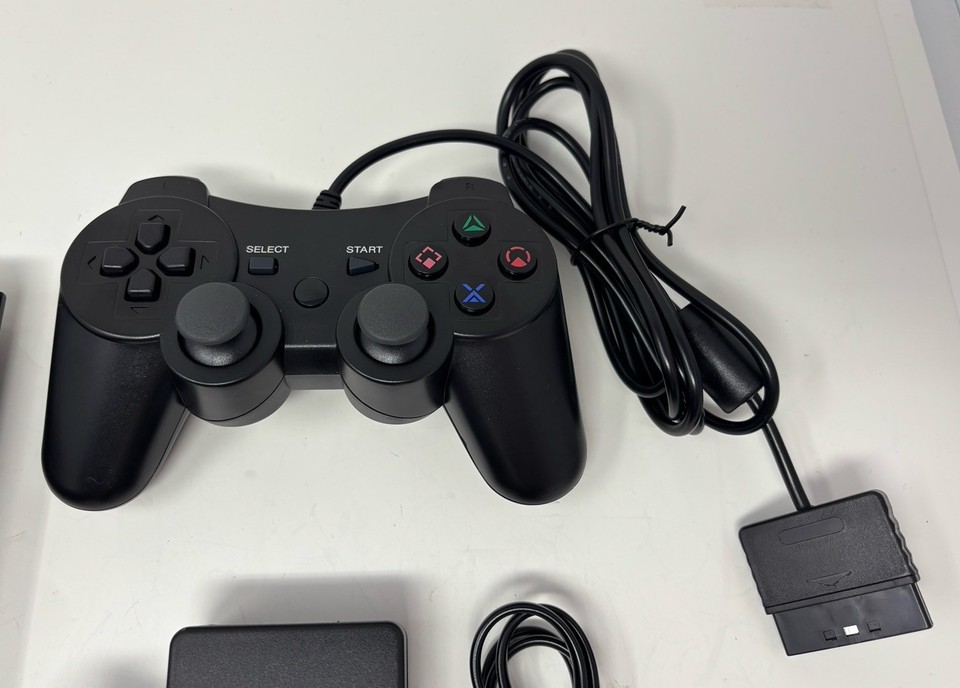 USED - Sony PlayStation 2 PS2 Slim Console Bundle - NEW LENS + BATTERY ...