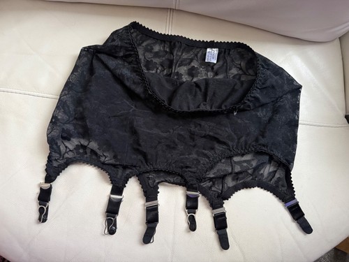 Vintage Nylon 6 Strap Metal Suspenders Girdle For Stockings To 38 | eBay UK