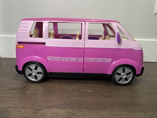 Barbie VW Volkswagen Van / Bus Purple 2002 Mattel, Horn Working | eBay