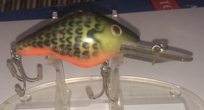 Vintage Mann's Razorback Deep Pig Crankbait Lure 1/4 Oz Chartreuse ...
