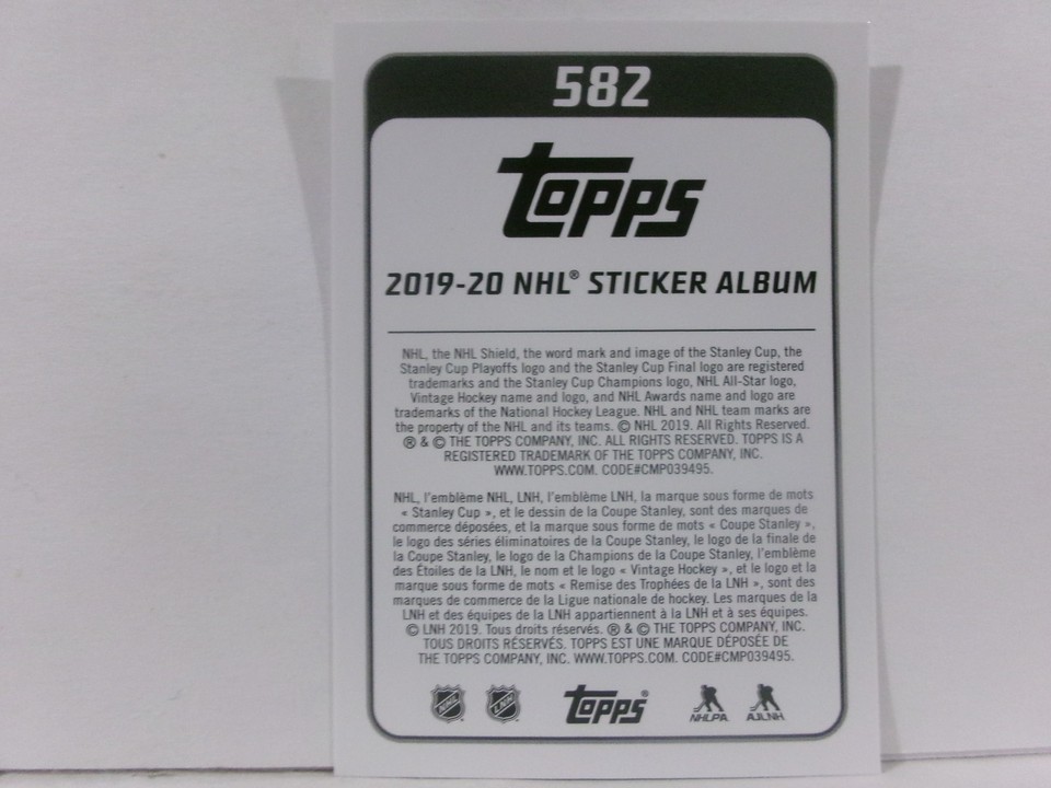 2019-20 Topps NHL Stickers NHL Retro Logos Toronto Maple Leafs #582 | eBay