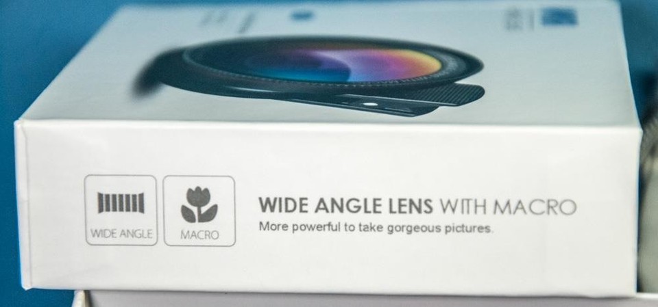 Amir 2-in-1 Phone Lens Wide Angle w Macro Universal Clip Tablet PC/iPad ...