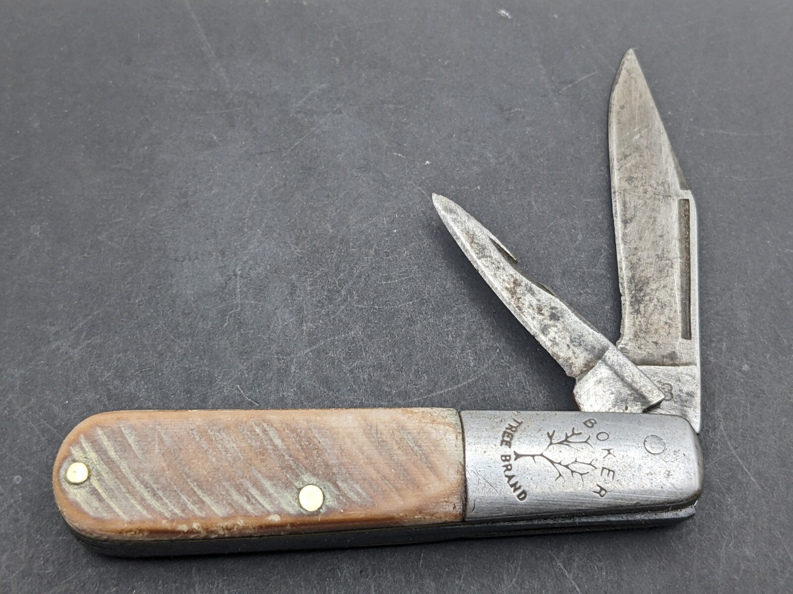 Vintage Boker Tree Brand 493 Sawn Bone Jack Knife - Good Snap (A-1) | eBay