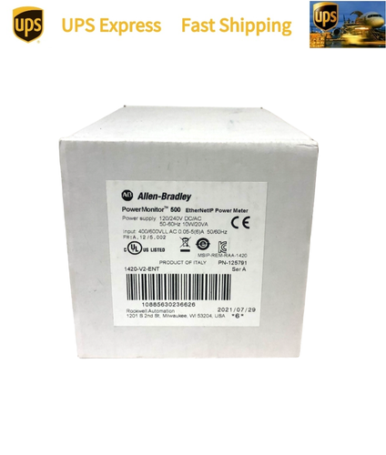 Free Tax AB 1420-V2-ENT PowerMonitor 500 Ethernet/IP 1420V2ENT New ...