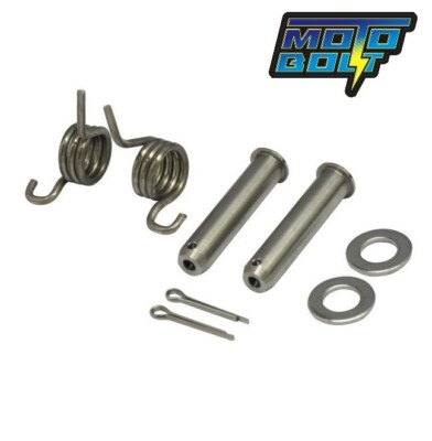 Moto Bolt Foot Peg Pin & Spring Set Honda CRF250 CRF450 2004 - 2023 | eBay