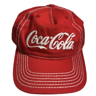 Coca Cola Red Embroidered Logo Baseball Cap Trucker Cap Adjustable ...