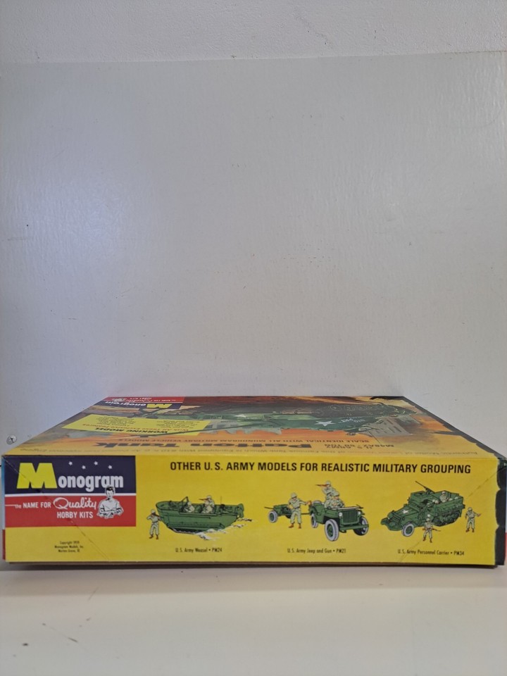 NOB Monogram PM37-198 50 Ton U.S. Army M48A2 Patton Tank Model Kit | eBay