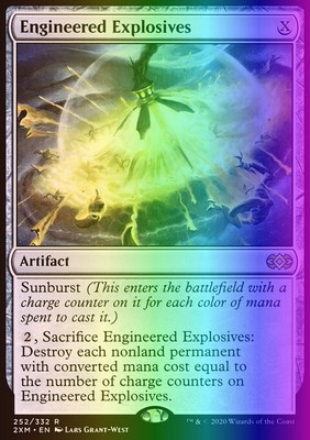 MTG Magic the Gathering Engineered Explosives (252/503) Double Masters NM FOIL | eBay