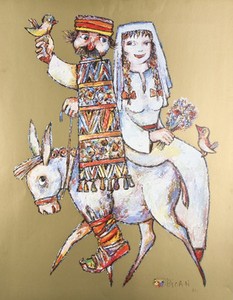 "The Wedding" by Jovan Obican Signed Limited Edition of 1000 Lithograph ...