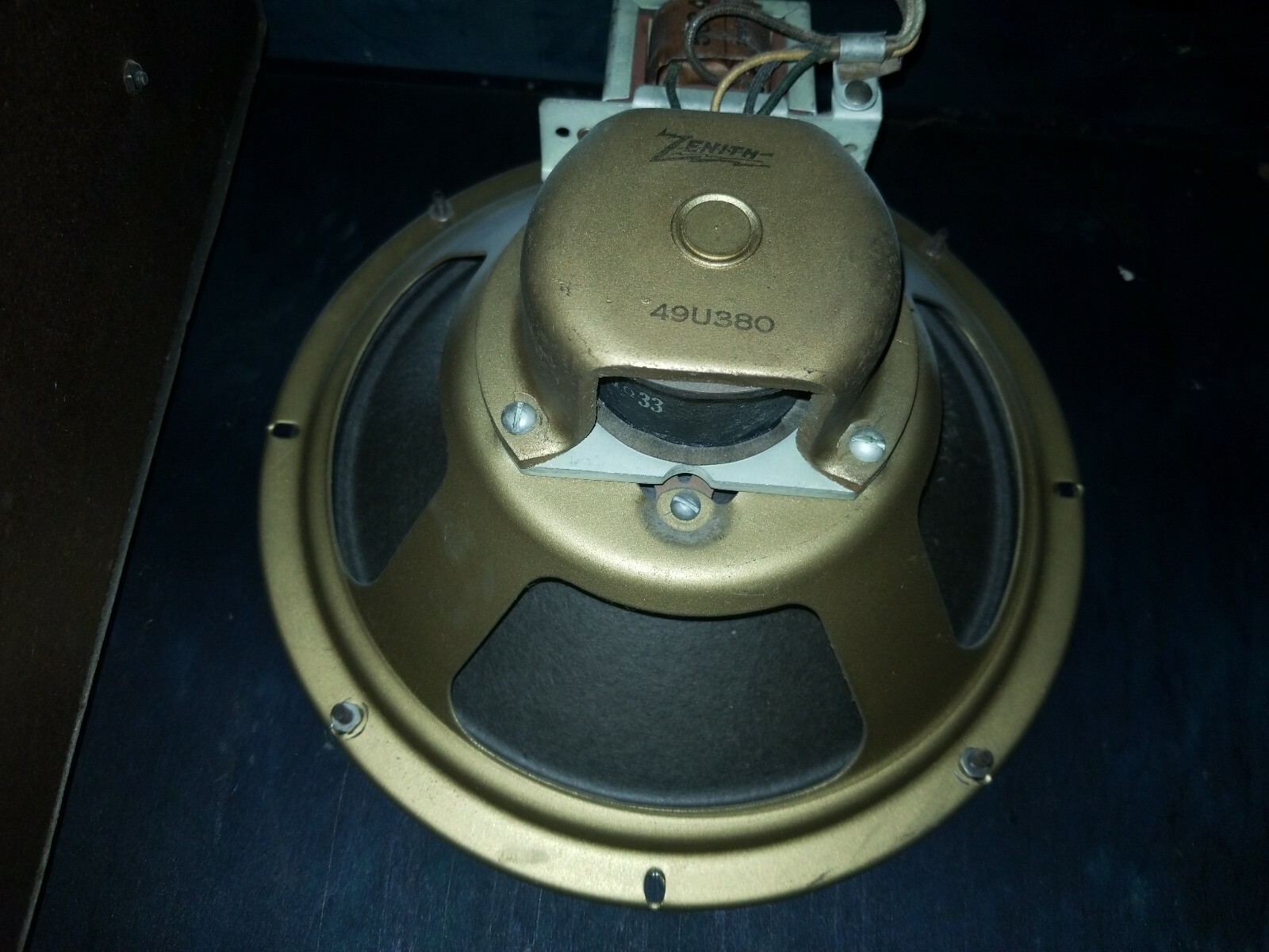 1939 ZENITH Console Radio 5808 with 8-S-463 Chassis & INSTRUCTIONS ...