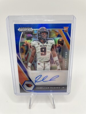 Hamilcar Rashed Jr 2021 Panini Prizm Draft Picks Blue RC Auto /149! | eBay