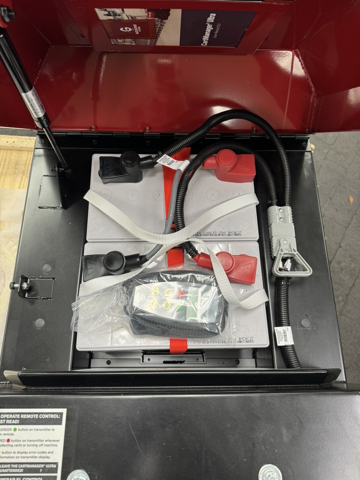 GATEKEEPER Systems Cart Manager Ultra Battery PowerShopping Cart with ...