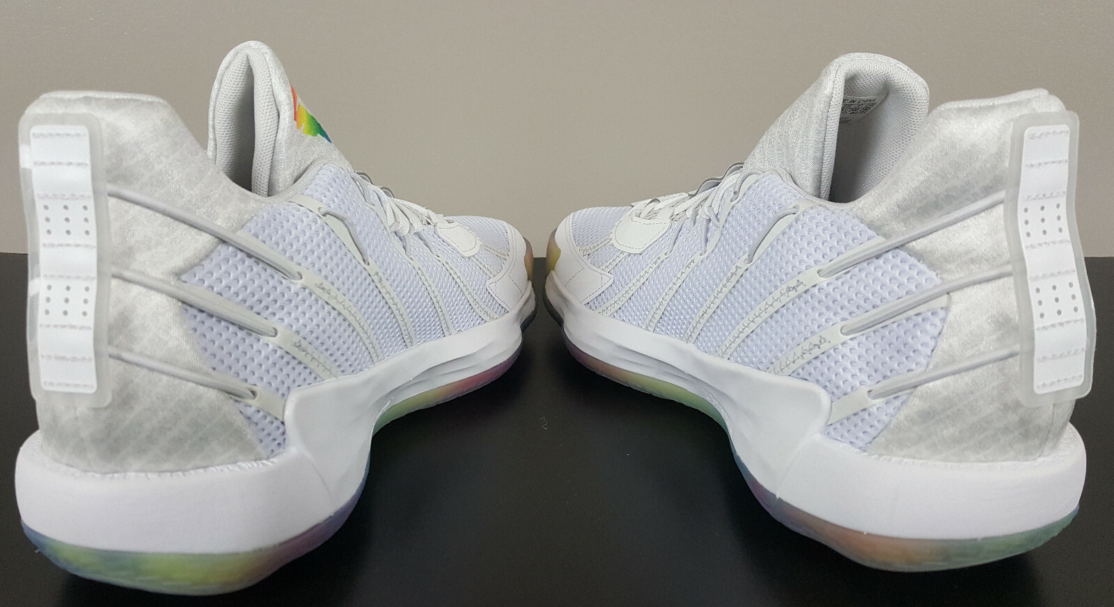 ADIDAS DAME 7 "NEVER FOLLOW" BASKETBALL SHOES WHITE RARE S29222 (SIZE ...