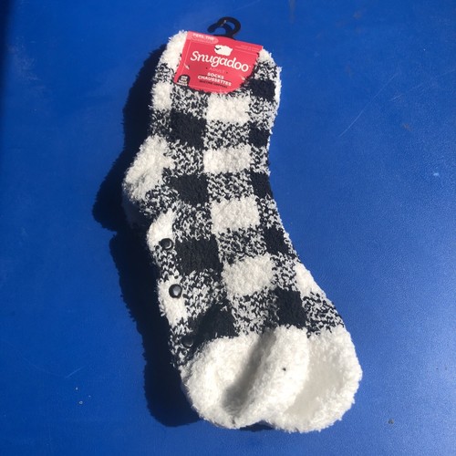 Snugadoo Fuzzy NON SKID Crew Socks Adult One Size | eBay