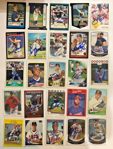 Twenty-Five (25) Hand Signed Baseball Cards Lot E | eBay