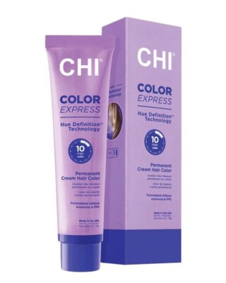 Chi Color Express Permanent Cream Hair Color 5W Medium Warm Brown 3 oz ...
