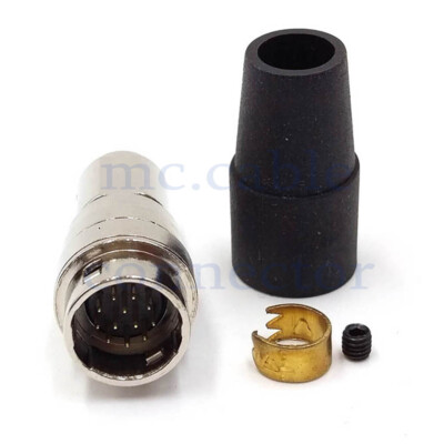 12pin Hirose Connector HR10A-10J-12P Male Socket for CCD AVT Industrial ...